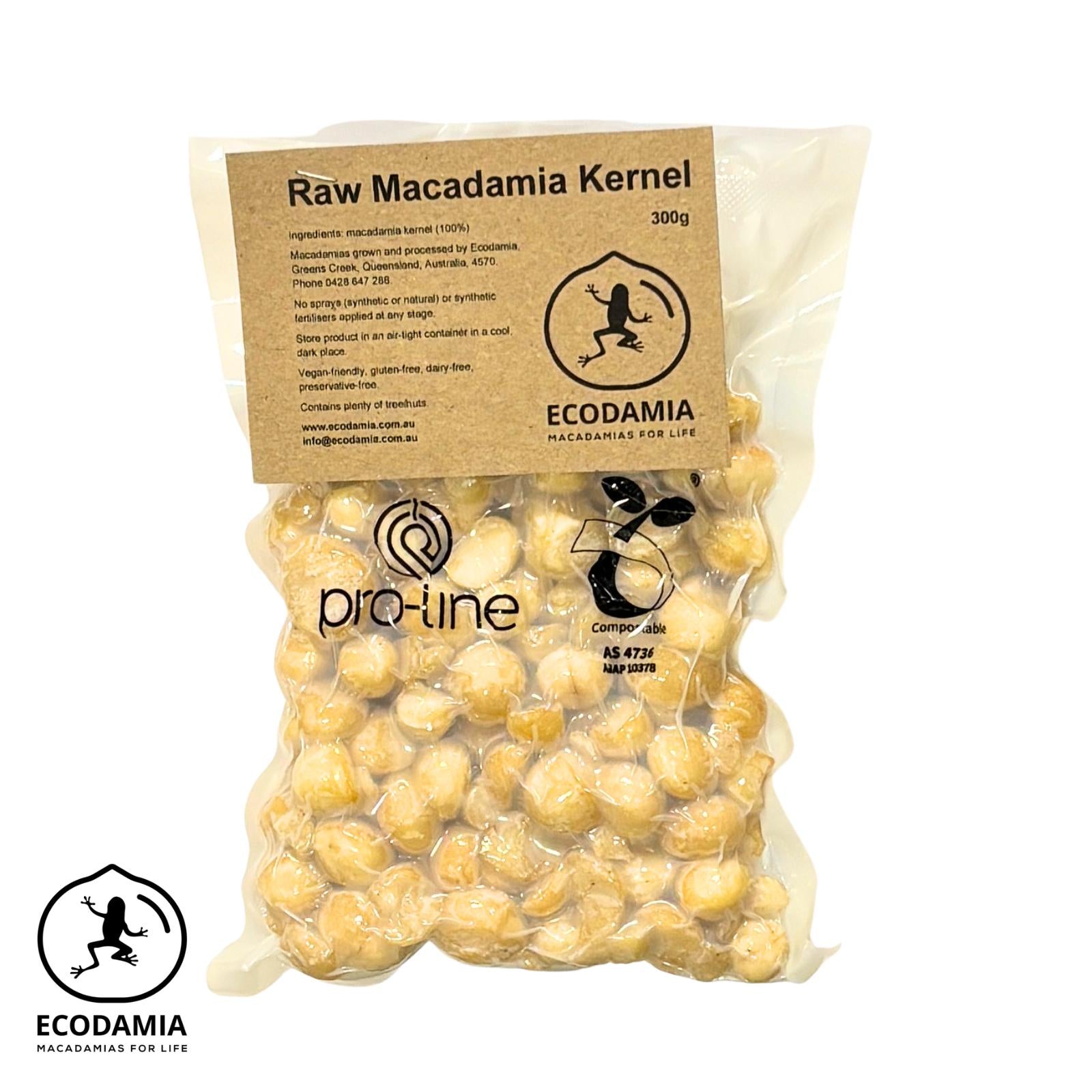 Raw Macadamias | Ecodamia | 300g
