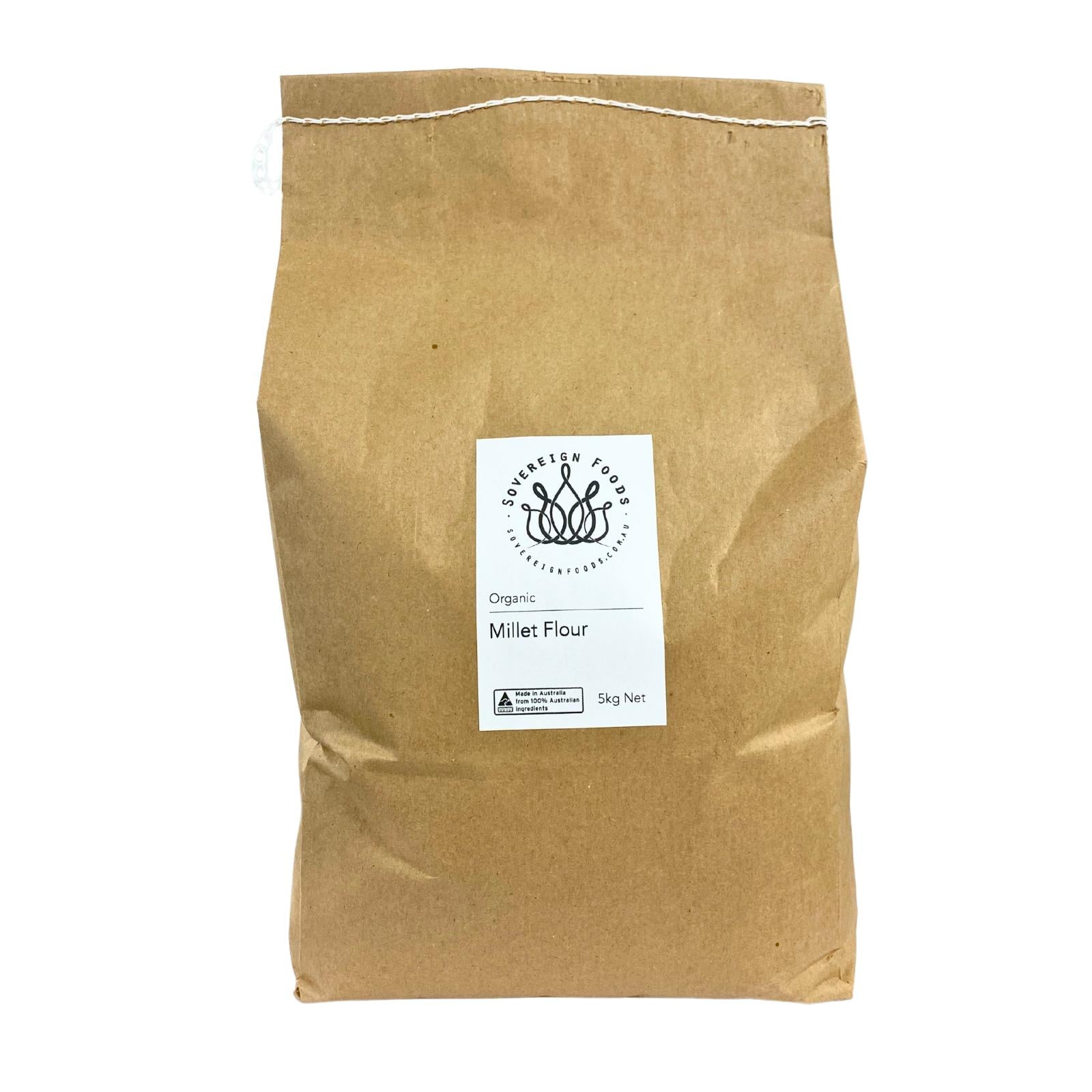 Organic Australian Millet Flour 5kg | Kialla Pure Foods