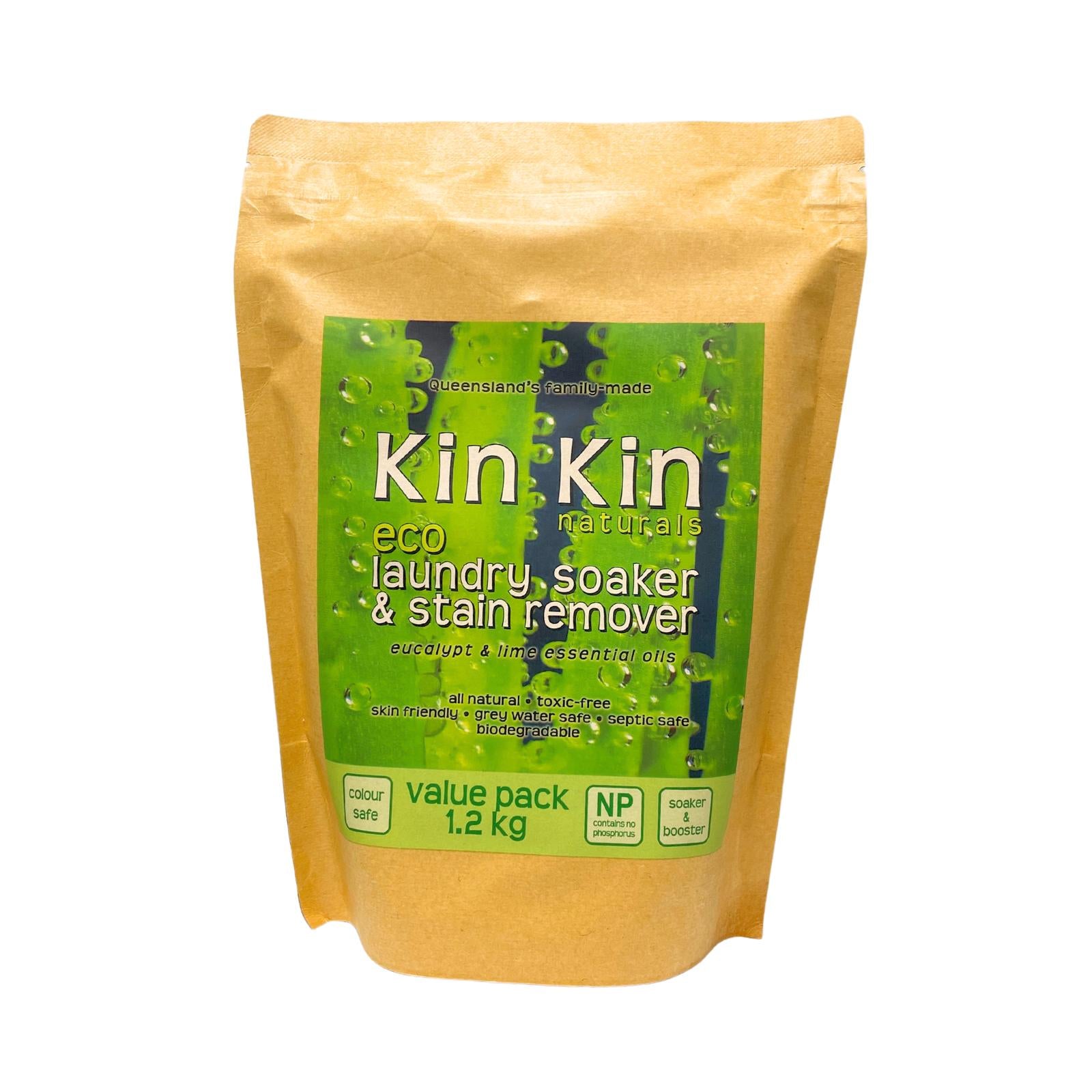 Kin Kin Naturals Laundry Soaker Eucalypt and Lime 1.2kg
