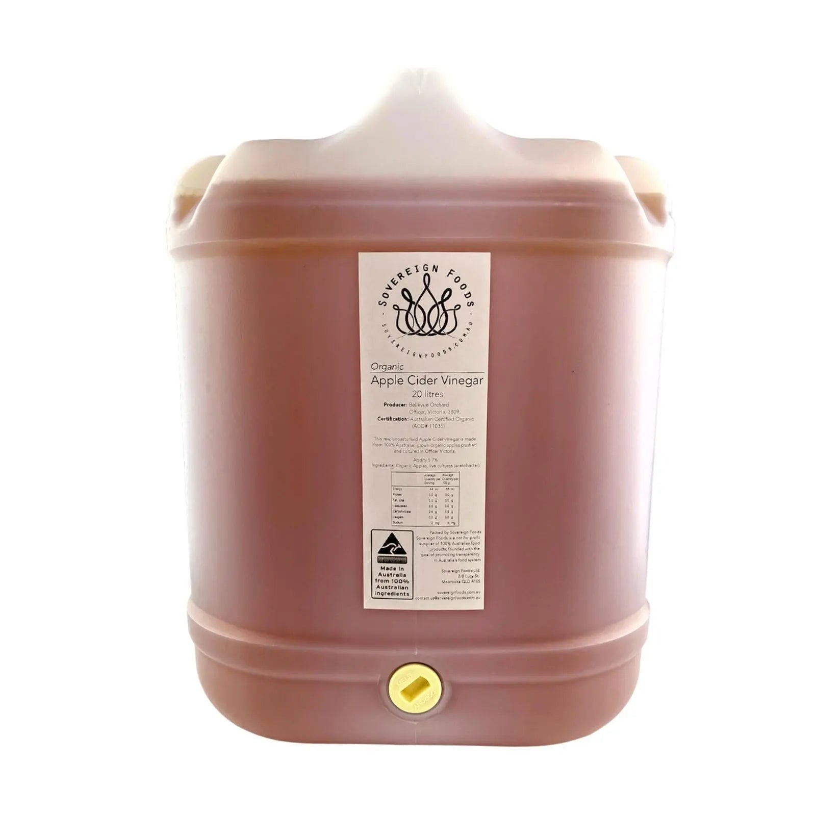 Bulk Organic Apple Cider Vinegar | Australian Grown